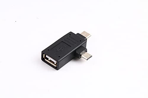 Wblue Phone Accessories USB-C/Type-C Male + Micro USB Male to USB 2.0 Female Adapter
