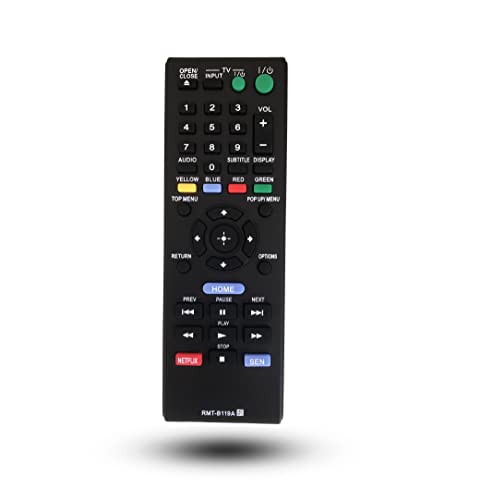 Universal Remote Control Replacement for Sony BDP-S580 BDP-S5100 BDP-S590 BDP-S185 BDP-S480 BDP-BX37 BDP-S390 BDP-BX58 Blu-ray Disc Player
