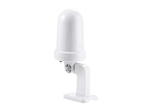 Monoprice Indoor/Outdoor Omni-Directional 360 Degree HDTV Long Range Antenna with in-Line Active Amplifier, Weather Resistant, Fit for Home/RV/Attic/Marine Use, 139301