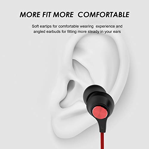 Tecno Wired Earbuds with Microphone for Computer, Earphones Wired with Mic Volume Control,Powerful Bass, High Fidelity, Earphones Compatible with iPhone with 3.5mm Jack-P1