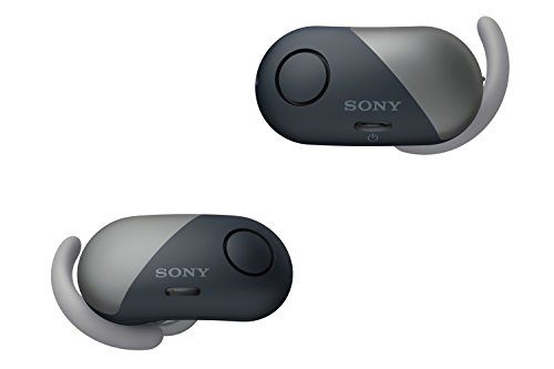 Sony SP700N Wireless Noise Canceling Sports in-Ear Headphones Black WF-SP700N/B (Renewed)