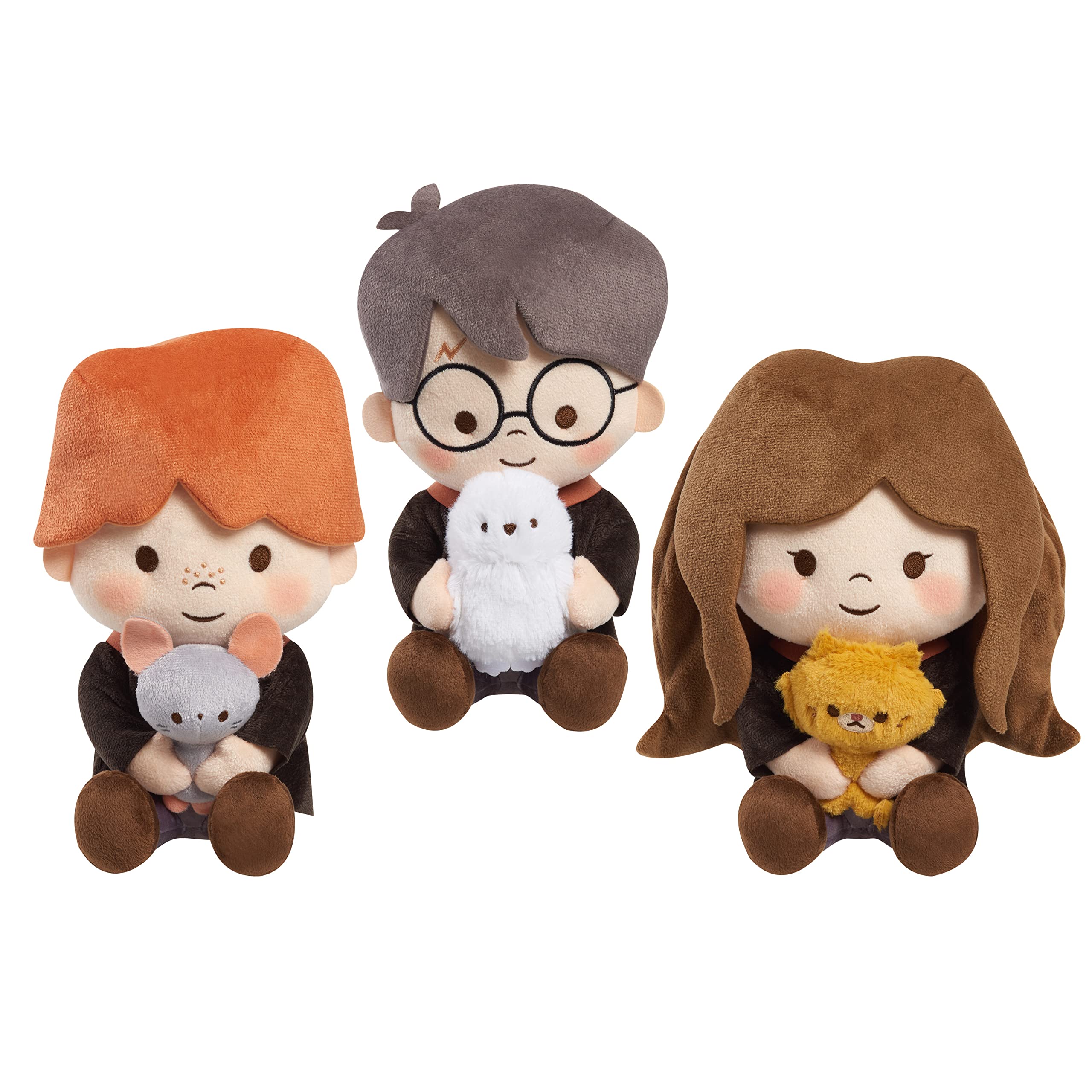 Harry Potter Wizarding Friends and Pals Harry Potter with Hedwig 11-inch Soft and Cuddly Plush Stuffed Animal, Kids Toys for Ages 3 Up, Amazon Exclusive by Just Play