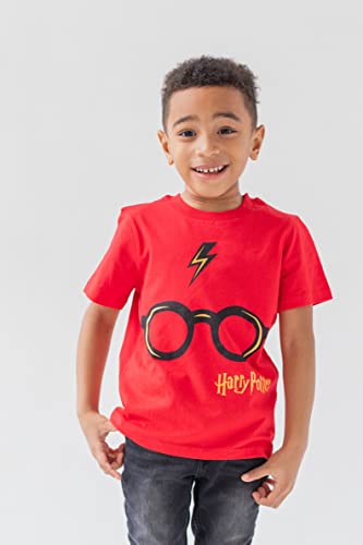 Harry Potter Big Boys 3 Pack Pullover T-Shirts Blue/Grey/Red 10-12