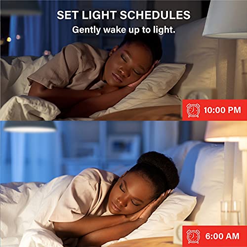 Sengled Smart Light Bulbs, A19 Dimmable Smart Bulbs, Works with Alexa and SmartThings, Voice Control with Google Home and Echo with built-in Hub, Soft White 60W Equivalent, Zigbee Hub Required,4-Pack