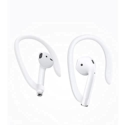 Inventure, IVC Ear Hooks Designed for Apple AirPods 1, 2 and Pro (White)