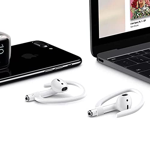 Inventure, IVC Ear Hooks Designed for Apple AirPods 1, 2 and Pro (White)