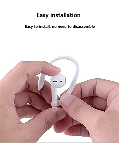 Inventure, IVC Ear Hooks Designed for Apple AirPods 1, 2 and Pro (White)