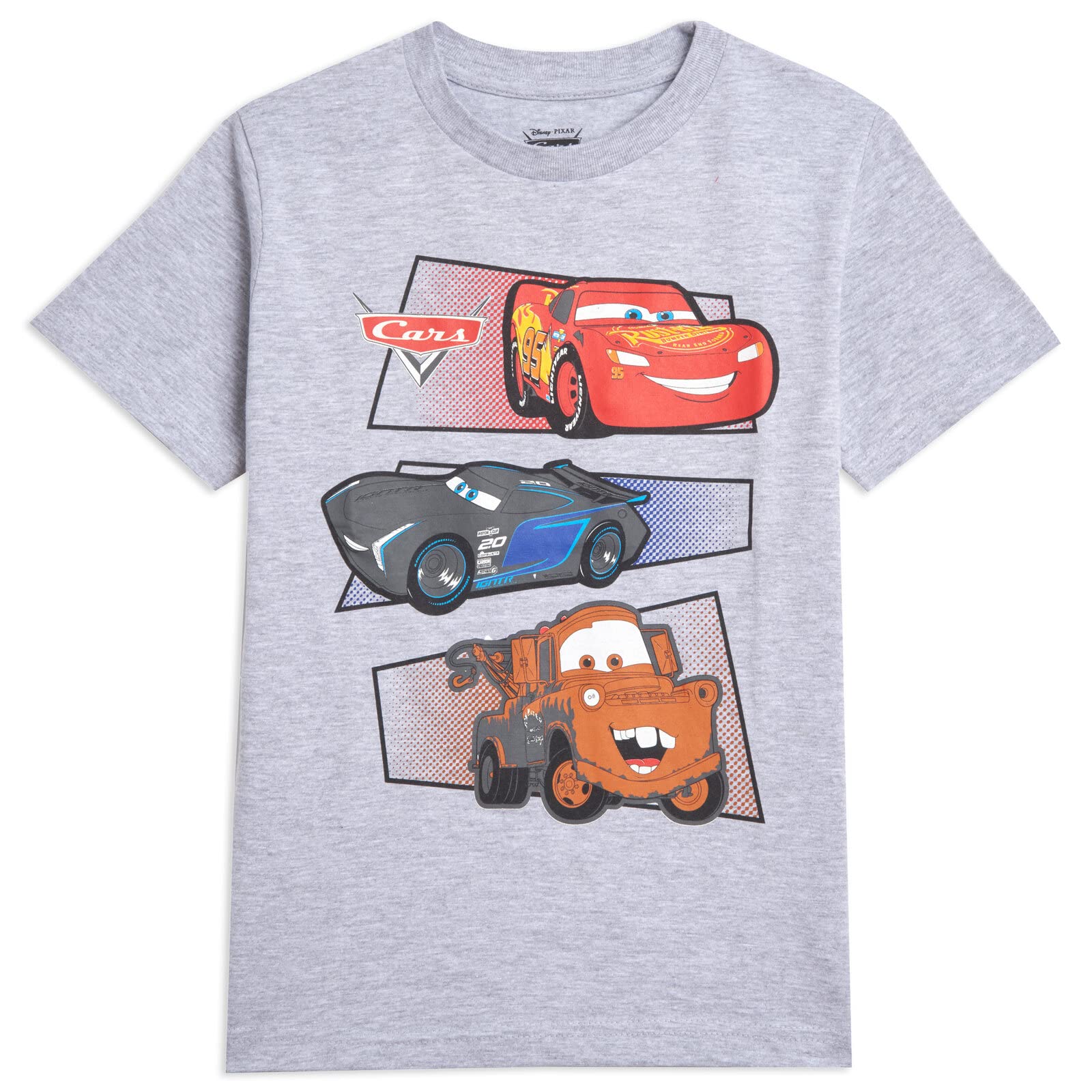 Disney Pixar Cars Lightning McQueen Tow Mator Toddler Boys 3 Pack T-Shirts 3T