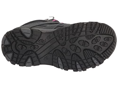Merrell Moab 3 Mid WTRPF Hiking Shoe, Granite/Berry, 2 US Unisex Big Kid