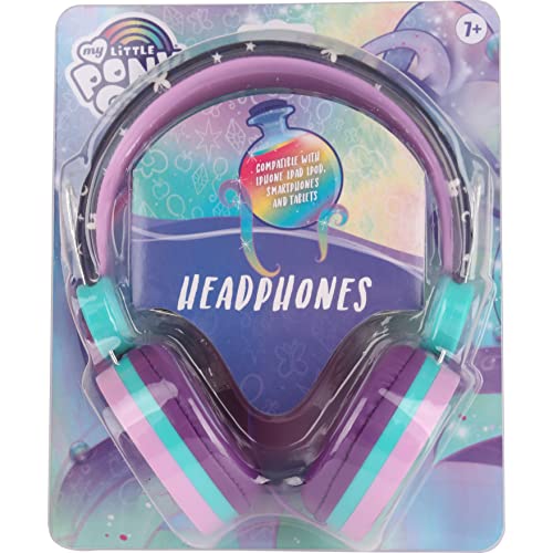 My Little Pony Over The Ear Headphones | Soft and Cushioned Ear Pieces to Fit Any Size, Adjustable Headband, Great Sound, Purple