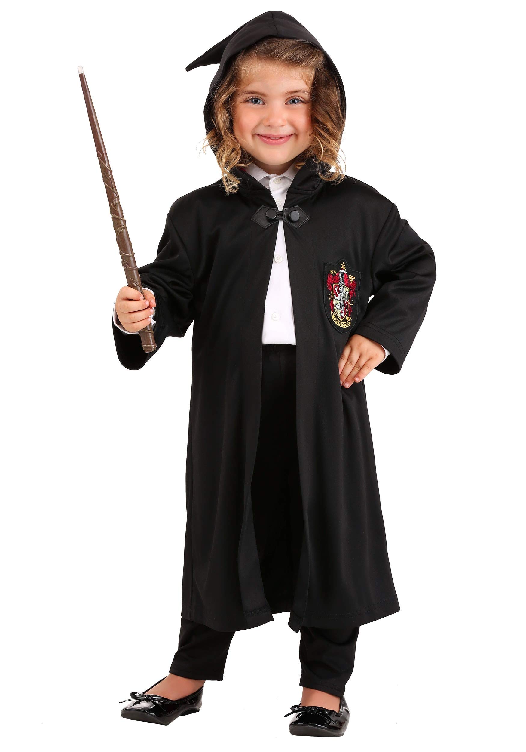 Jerry Leigh Harry Potter Toddler Gryffindor Robe 4T Black