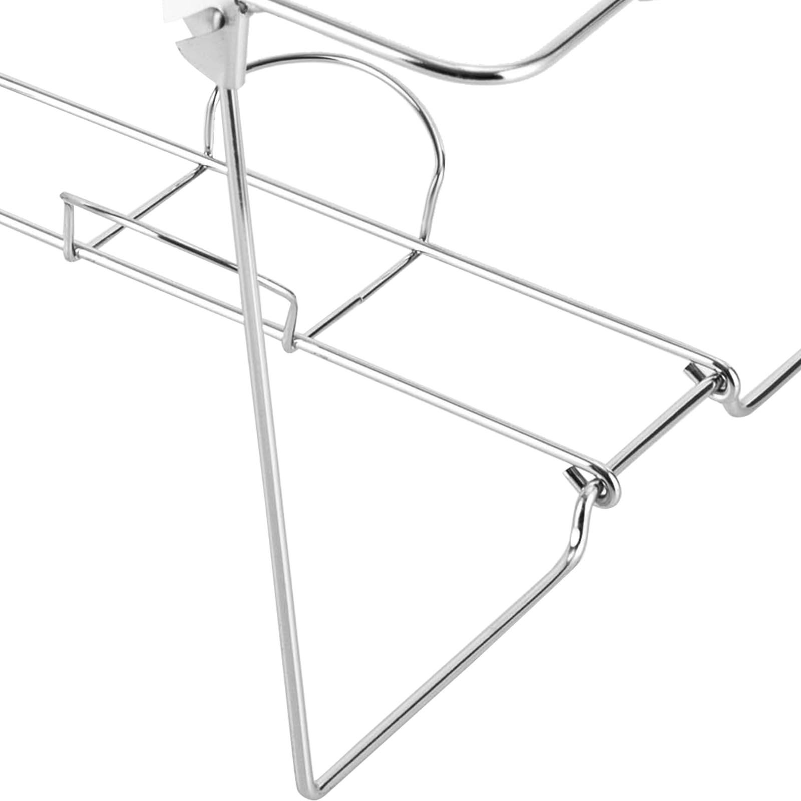 Gdrasuya10 12 Pack Buffet Stand Wire Racks, Foldable Chafing Wire Chafing Wire Rack Full Size Buffet Wire Frame Kit for Dish Serving Trays for Home Party, Restaurant, Event Catering Supplies