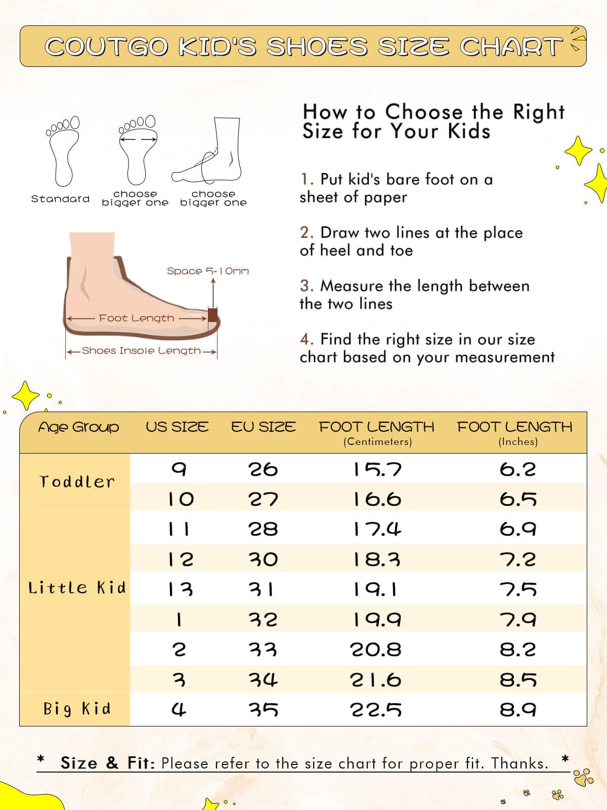 Coutgo Girls Chelsea Ankle Boots Side Zipper Comfortable Combat Dress Booties for Toddler/Little Kid/Big Kids, Beige, Size 2