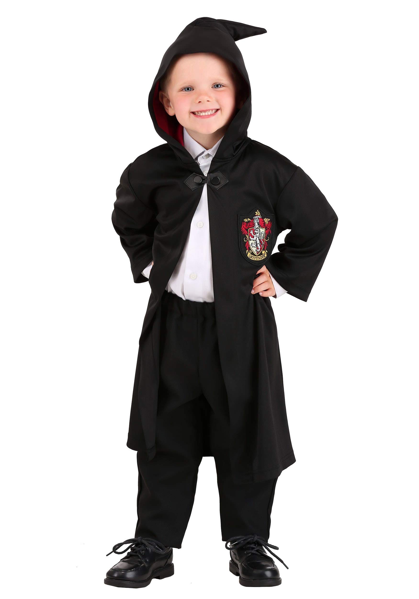 Jerry Leigh Harry Potter Toddler Gryffindor Robe 4T Black
