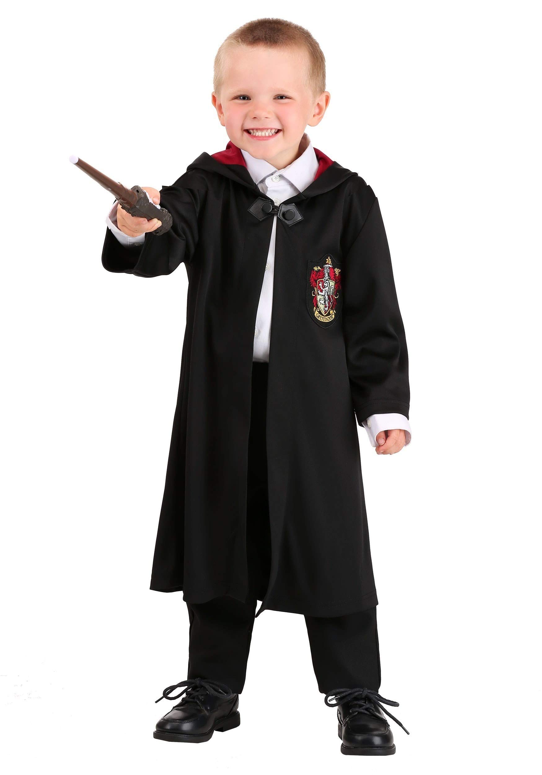 Jerry Leigh Harry Potter Toddler Gryffindor Robe 4T Black