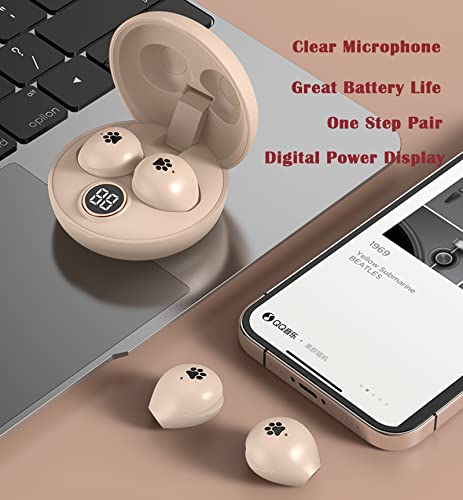 Xmenha Wireless Smallest Invisible Earbuds Hidden Discreet for Work Bluetooth Invisible Hidden Headphones Mini Micro Sleep Tiny Earbuds Small Ear Canals Sleepping Buds Sleep Ear Buds Side Sleepers