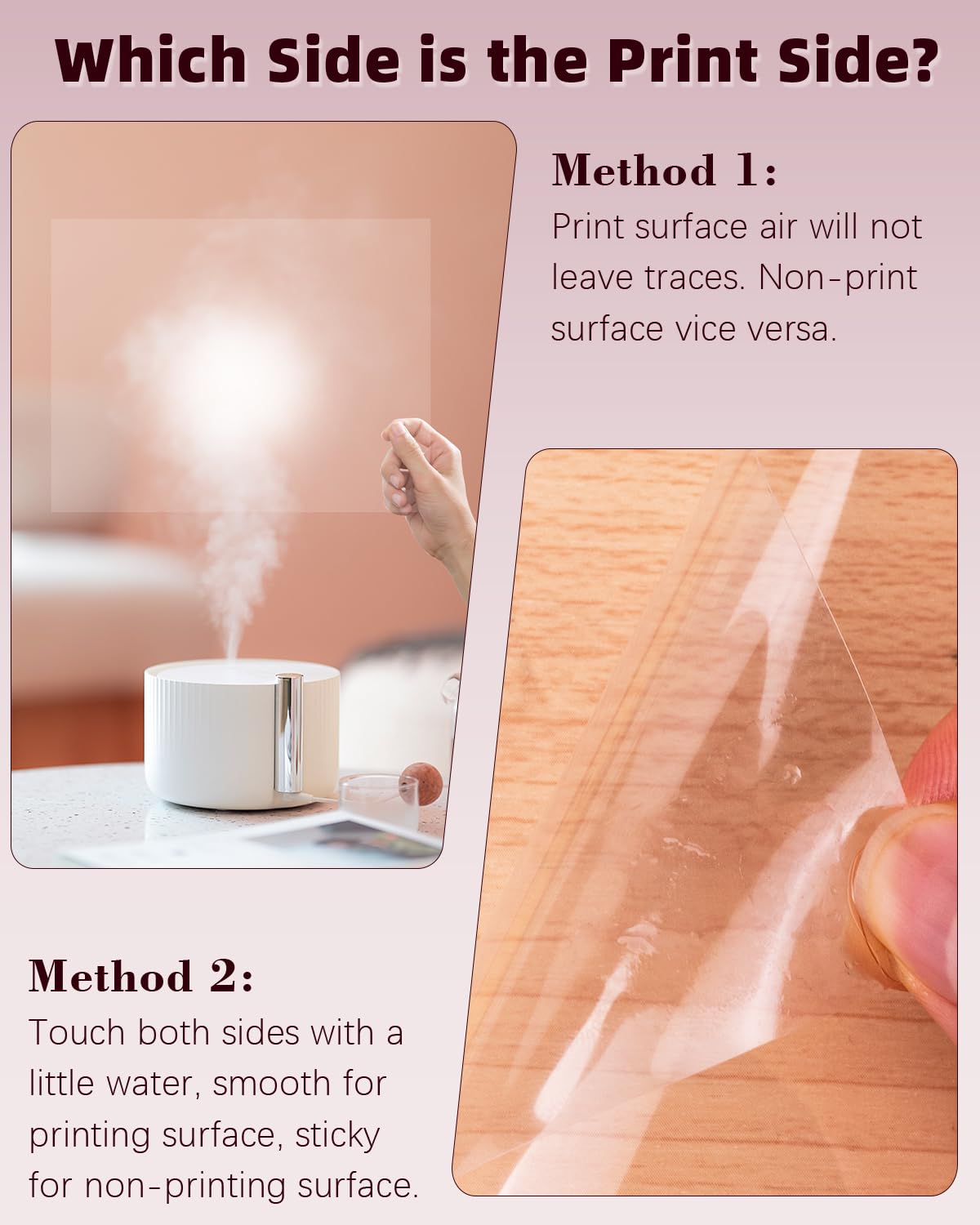 Transparency Film Paper Clear for Overhead Projector Transparencies and Inkjet Screen Prints 8.5 x 11,25sheets