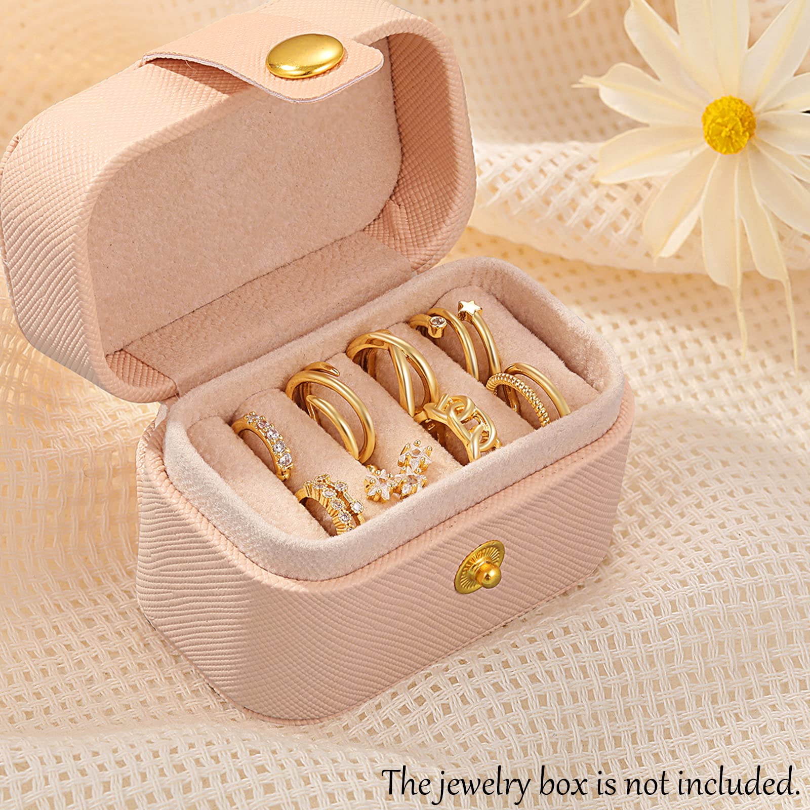 16 Pcs Clip on Earrings for Women Non Piercing, Ear Cuffs Adjustable Fake Clip On Earrings Set for Gift