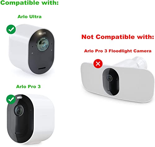 Taken 10ft/3m Arlo Ultra Cable, Weatherproof Outdoor/Indoor Magnetic Charging Cable and Power Adapter for Arlo Ultra, Ultra 2, Arlo Pro 3, Pro 4 (NOT for Arlo Essential Spotlight) - 2 Pack, White