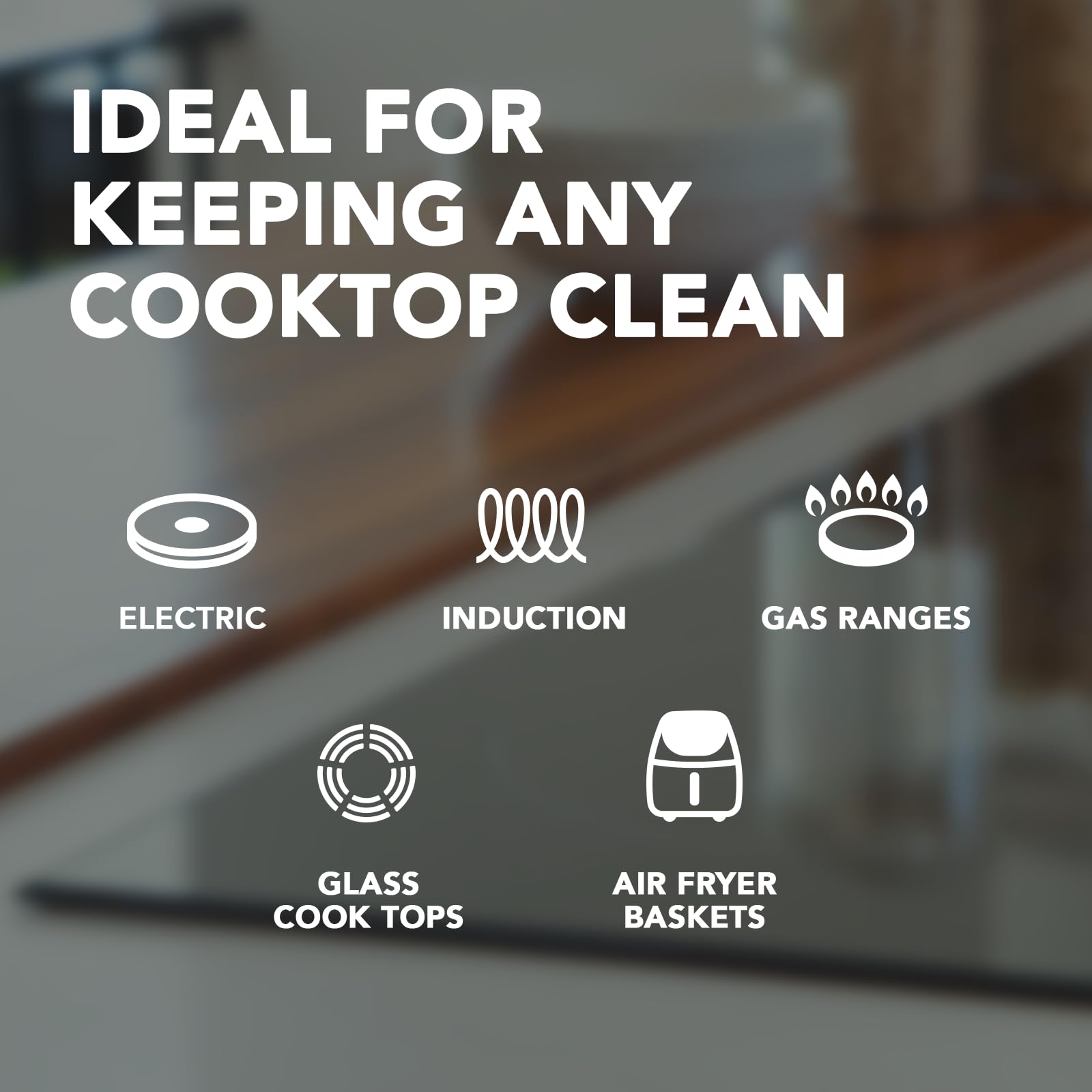 Weiman Cooktop and Stove Top Cleaner Kit - Glass Cook Top Cleaner and Polish 10 oz. Scrubbing Pad, Cleaning Tool, Razor, Scraper