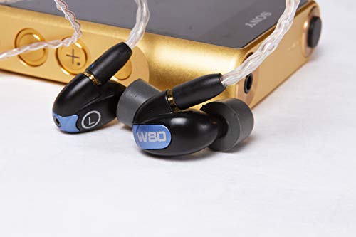 Westone W80 Eight-Driver True-Fit Earphones with ALO Audio and High-Resolution Bluetooth Cables Gen 2, Black (WST-W80-2019)