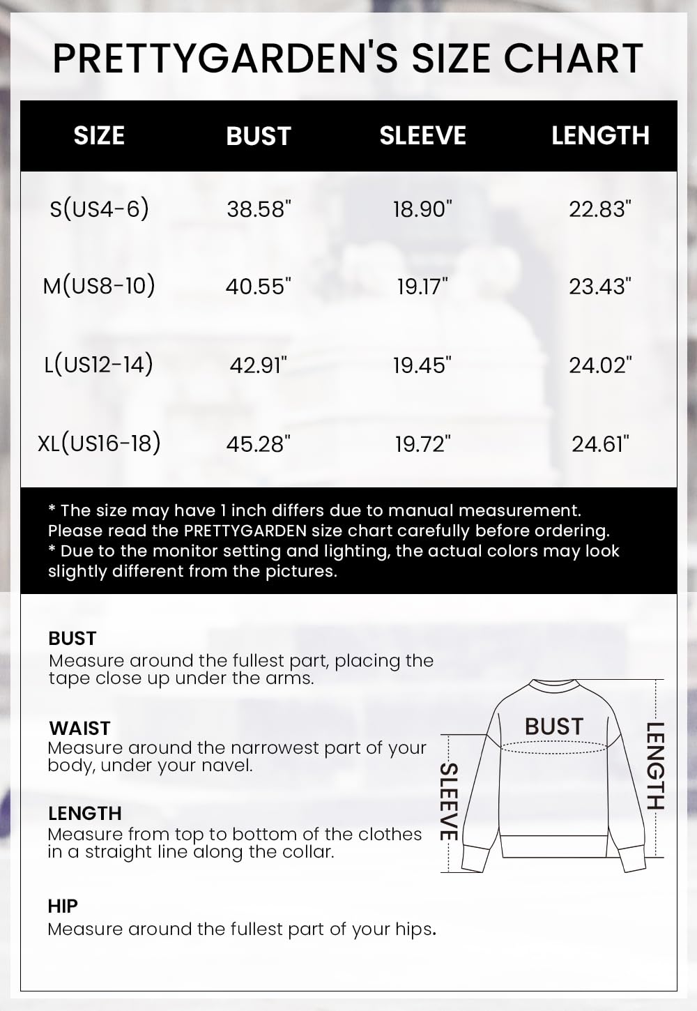 PRETTYGARDEN Women's 2024 Winter Pullover Sweater Casual Long Sleeve Crewneck Loose Chunky Knit Jumper Tops Blouse (Khaki,Small)