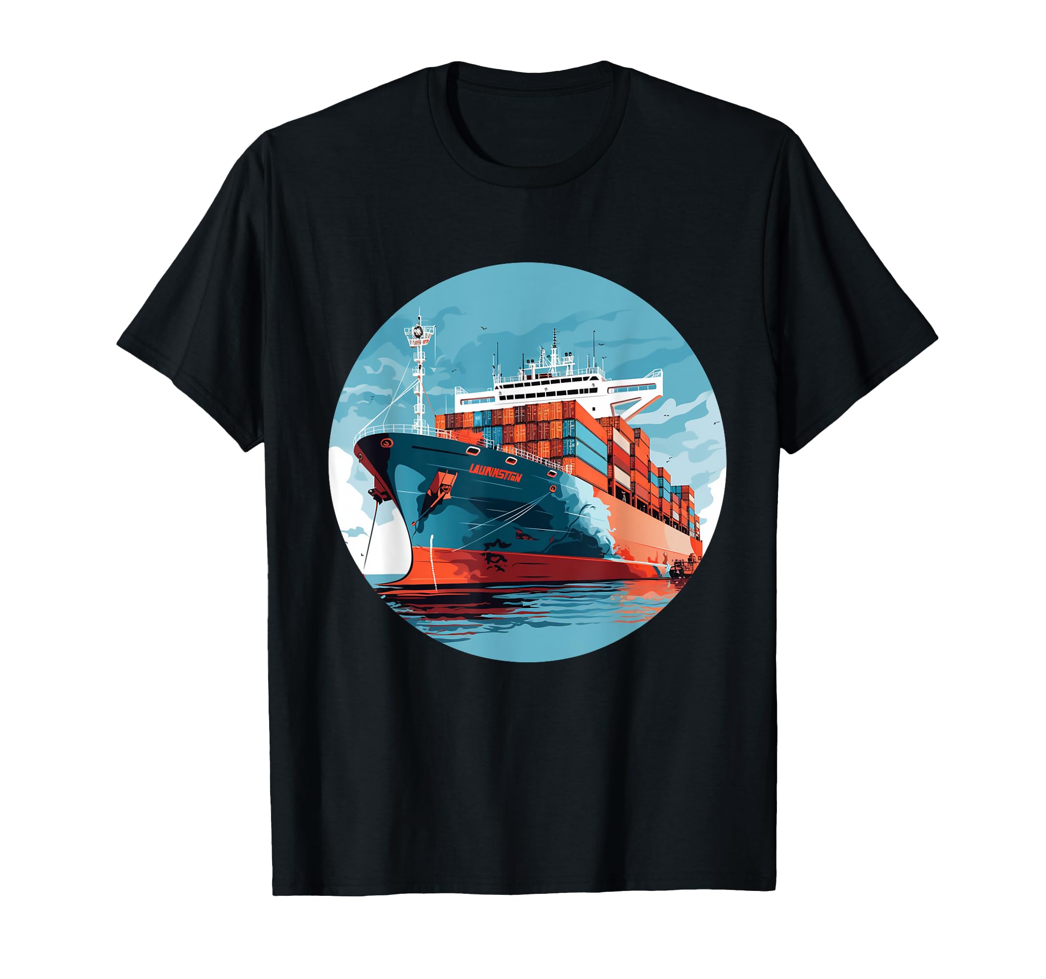 Big Transport Ship for Cargo Container Ships Lovers T-Shirt