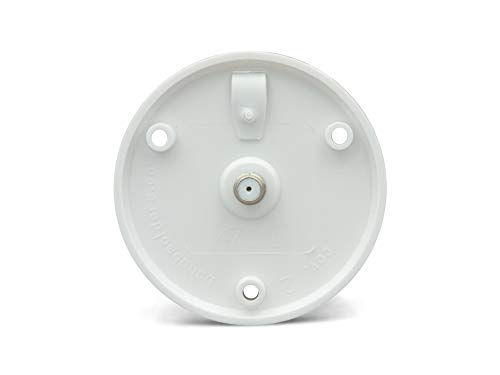 Thetford RV Camper Coaxial Antenna/Cable TV Plate Large Jack Cover Polar White PN 94320