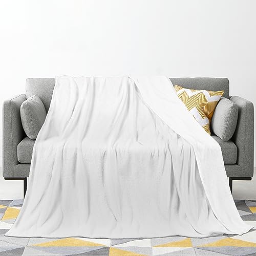 Polka Dots Throw Blanket for Couch,Titmouse Birds Pastel Friendship,Plush Fuzzy Cozy Soft Blankets and Throws for Sofa,Blue Grey Dust 50x60 Inches