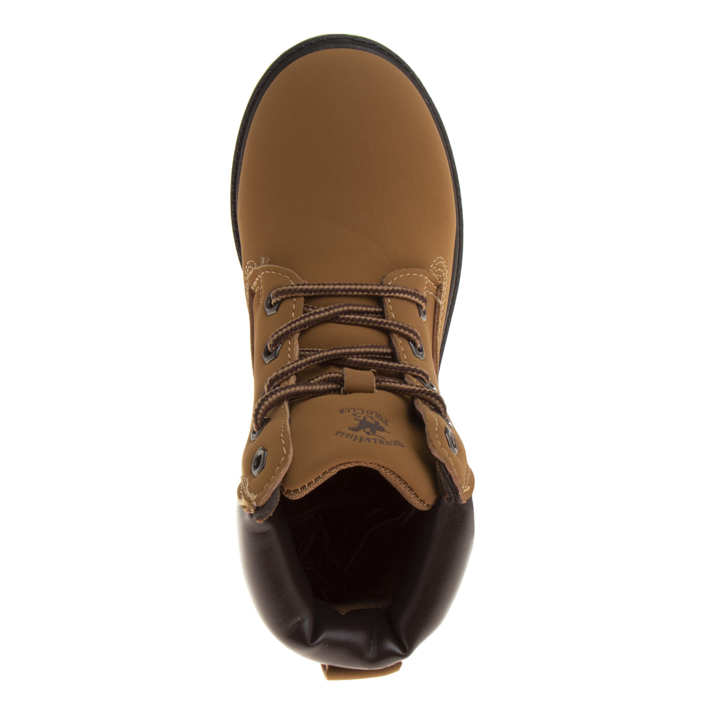 Josmo Hiking Outdoor Waterproof Lace-up Comfort (Little Big Kid) Construction Workboots, Wheat, 2 US Unisex