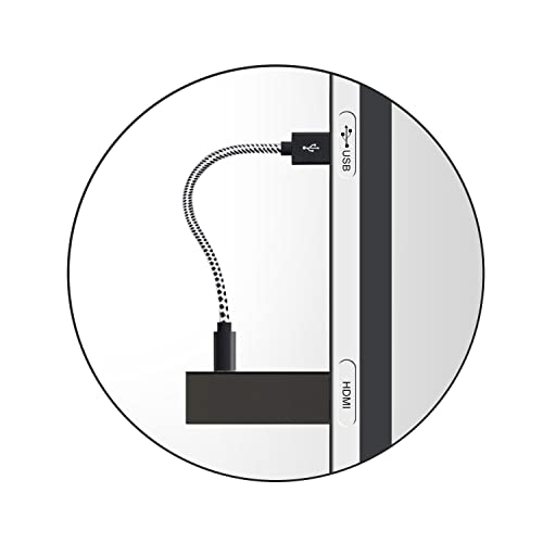 2-Pack 1 Foot USB Cable for Fire Stick, Power Cable for Streaming TV Stick, TV Power Cord for Amazon Fire Stick