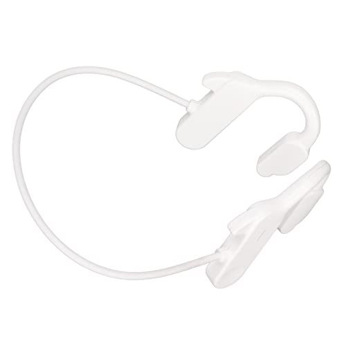 Bone Conduction Headphones, Bluetooth 5.2 Touch Control Wireless Earphone, Open Ear Headphone Sports Headphone for Running, Driving, Biking, Hiking or Driving(White)