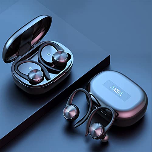 uublik Running Headphones Earphones Workout Jogging Gym Wireless Earbuds with Earhooks Headphones Over Ear Sport Sweatproof