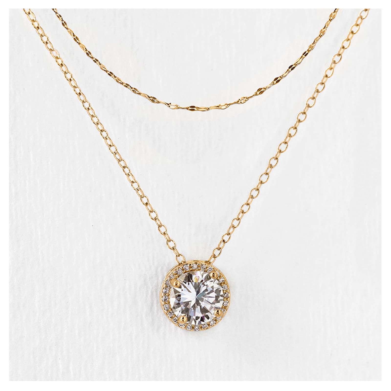 Rhinestone Back Chain Jewelry Bride Long Chain Necklace Rhinestone Backdrop Wedding Body Accessories Jewelry for Women (Choker-gold)