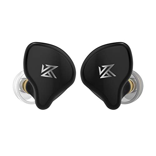 KZ S1 S1D TWS Bluetooth 5.0 Wireless in Ear Earphones Dynamic/Hybrid Technology Sport Earphones (S1D, Black)
