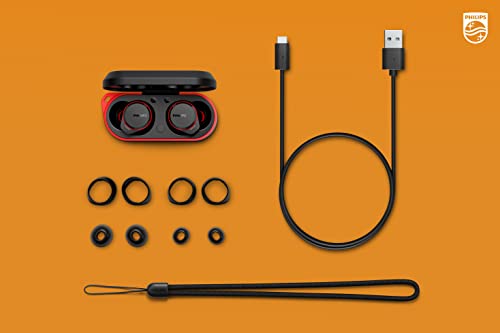 Philips GO A7507 Wireless Sports Headphones with Noise Canceling Pro (ANC), Bluetooth Multipoint and Bone Conduction Microphones for Crystal-Clear Calls, Black