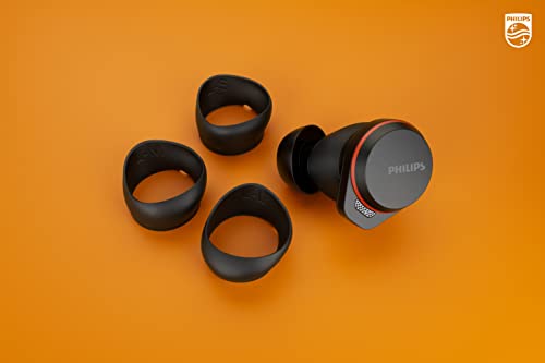 Philips GO A7507 Wireless Sports Headphones with Noise Canceling Pro (ANC), Bluetooth Multipoint and Bone Conduction Microphones for Crystal-Clear Calls, Black