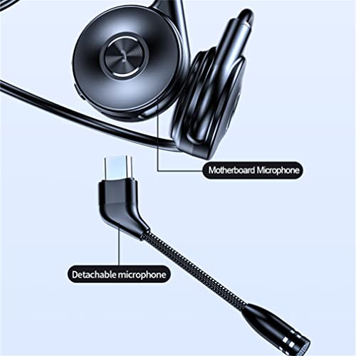 Bone Conduction Headphones Wireless Bluetooth Headset, Open Ear Stereo Music Sweat Resistant Answer Phone Call, for Game, Office, Home,Pink