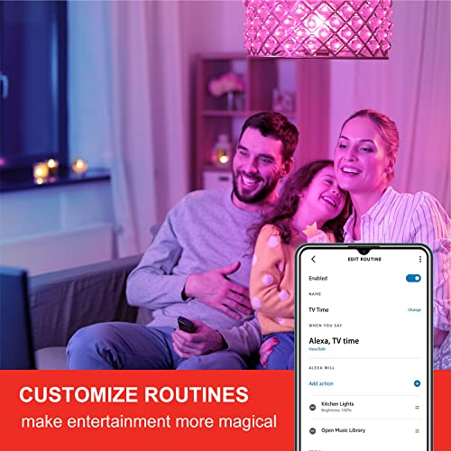 Sengled Smart Light Bulb Starter Kit, Smart Bulbs that Work with Alexa, Google Home, Color Changing Light Bulb, Alexa Light Bulbs, A19 E26 Dimmable Bulbs 800LM, 8.6W (60W Equivalent), 2 Pack with Hub