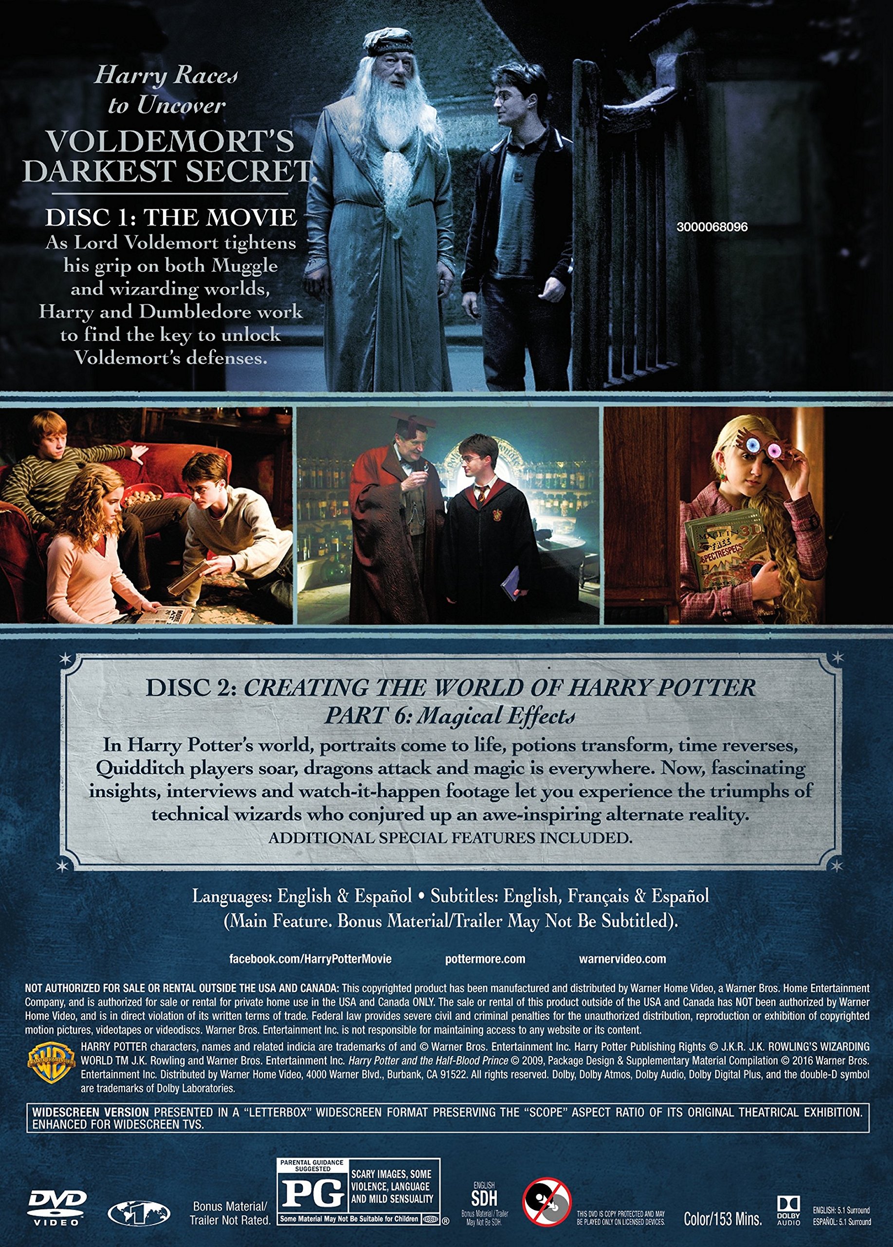 Harry Potter and the Half-Blood Prince SE (2-Disc) (DVD)