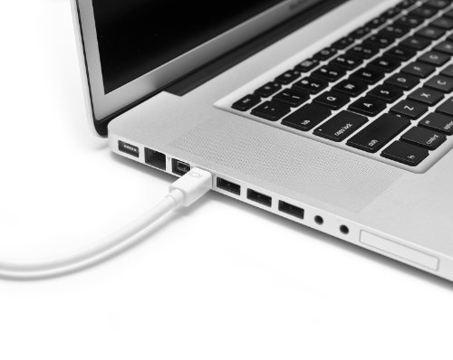 BlueRigger Mini DisplayPort to HDMI Female Adaptor Cable ((Mini DP/Thunderbolt to HDMI Cable) - Compatibe with MacBook Pro/Air - with HD Audio