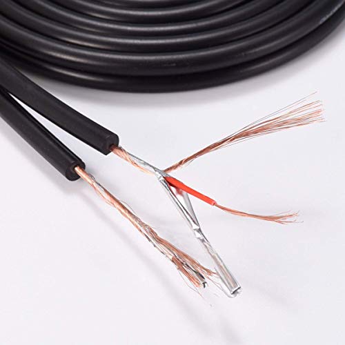 GHWL 2 RCA Extension Cable,Gold Plated 2 RCA Male to Female Stereo Audio Extension Cable (3ft)