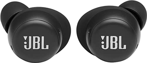 JBL Harman Live Free NC+ TWS, Bluetooth Earbuds, True Wireless, Active Noise Cancelling, Charging Case, Quality Sound, iPX7 Water Resistant - 10w Pad Black (Renewed)
