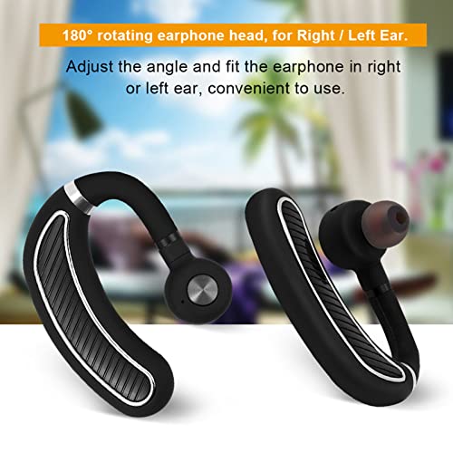 Zerone Bluetooth Headset, K21 Business Headphones Wireless Earphones with Microphone Single Earpiece with Noise Reduction Mic