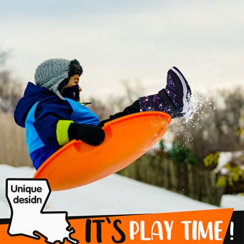 K KomForme Boys Girls Snow Boots Waterproof Winter Outdoor Boots(Toddler/Little Kid/Big Kid)