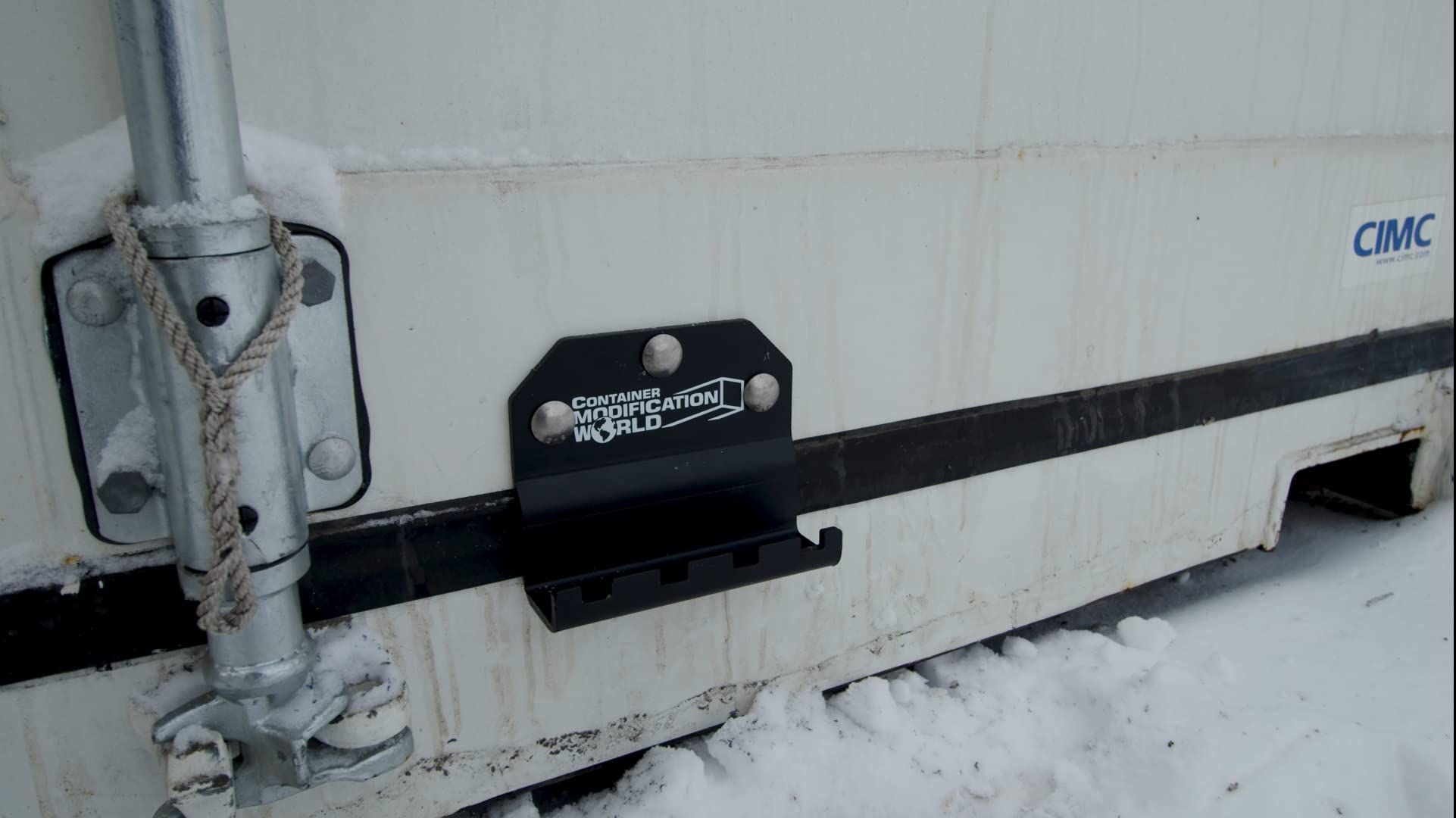Container Modification World® - Kick 'N' Close Kick Plate for Shipping Containers/Sea Cans (Protects Your Door Seals)