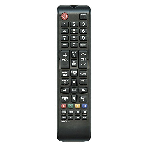 New BN59-01199F Replacement Remote Control for Samsung UN32J4500AF UN32J525DAFXZA UN43JU640DF UN60J6200AF UN60J6200AFXZA UN60J620DAF UN60J620DAFXZA UN60JU6400F UN60JU6400FXZAL ED LCD HDTV