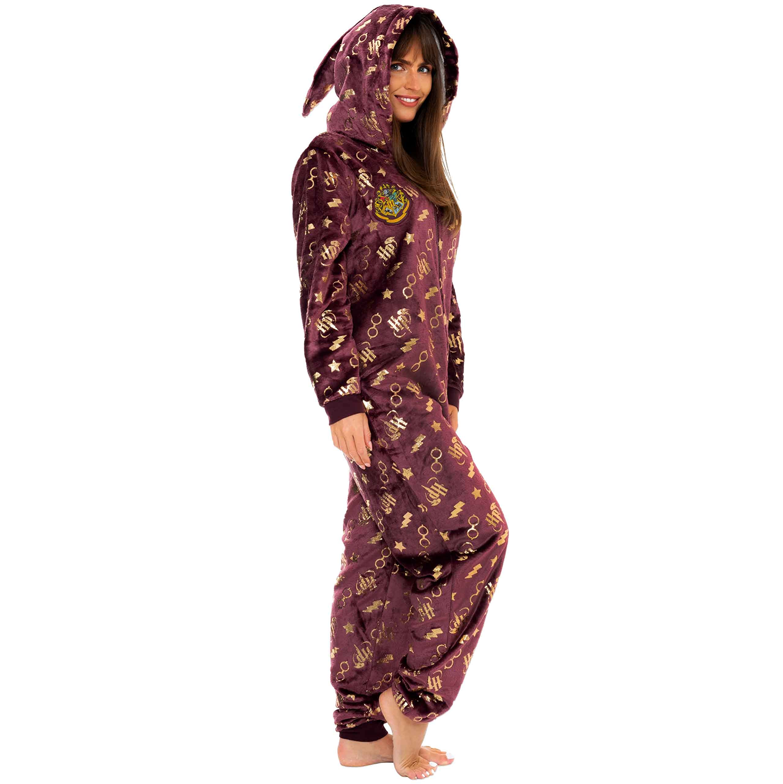 Harry Potter Womens Onesie Red Small