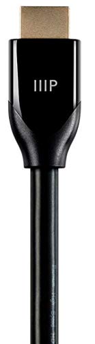 Monoprice Certified Premium HDMI Cable - Black - 6 Feet (2 Pack) 4K@60Hz HDR 18Gbps 28AWG YUV 4