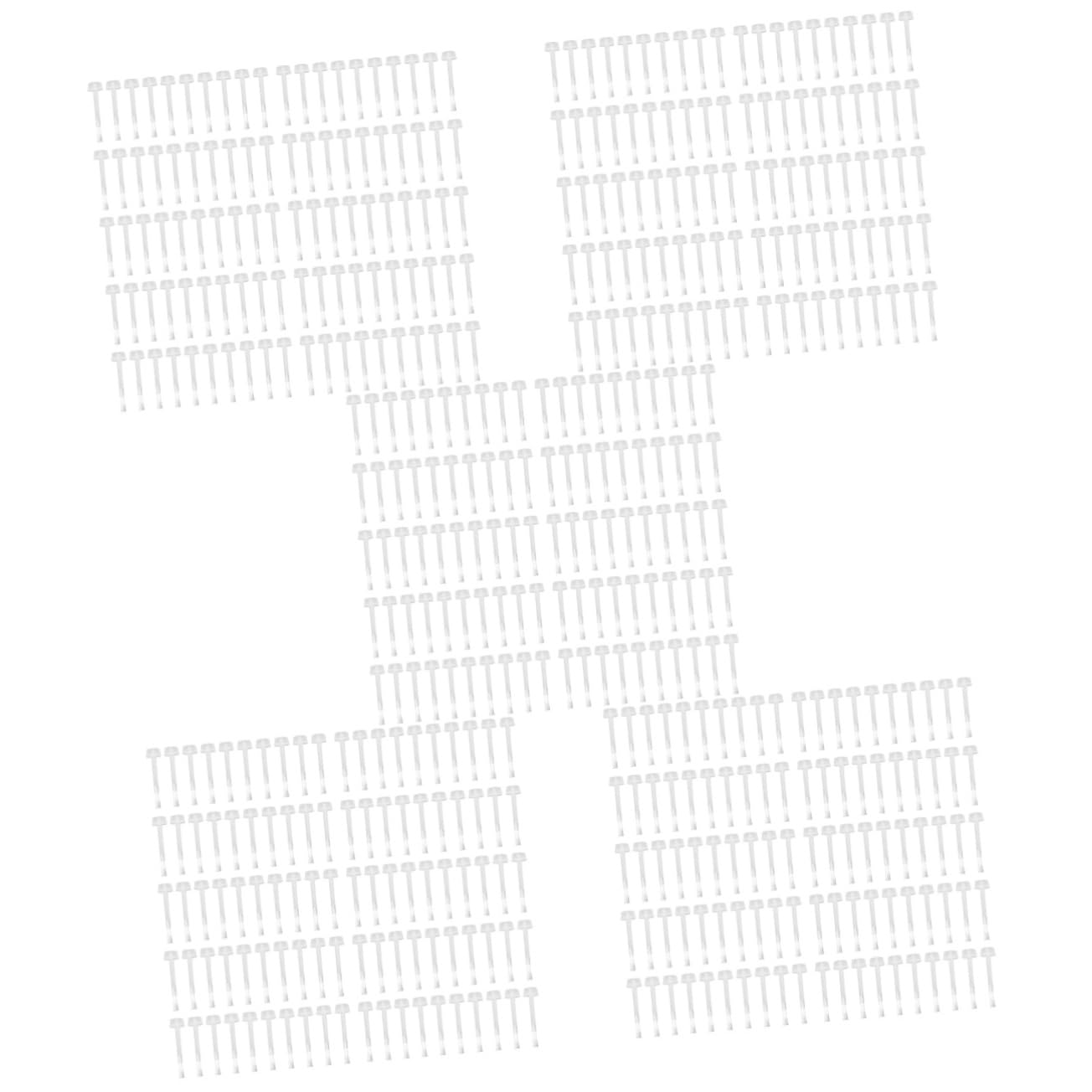 FRCOLOR Applicator Dip Powder 500 Pcs Nail for Nail Art Gel Liquid for Salon Replacement Brush Finger Nail Brushs Applicator Pinceles Para Acrilicas Nail Polish Art Supplies